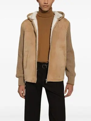 Dolce & Gabbana Hooded Jacket - Neutrals