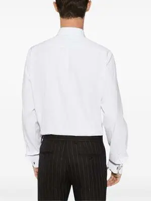 Dolce & Gabbana Striped Cotton Shirt - White