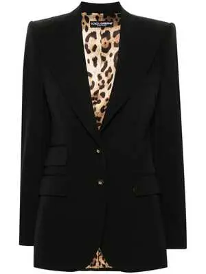 Dolce & Gabbana Single-breasted Blazer - Black