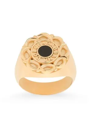 Dolce & Gabbana Dg-print Enamel Ring