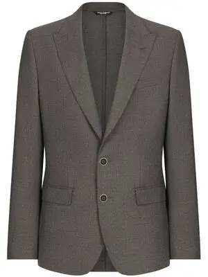 Dolce & Gabbana Virgin Wool Blazer - Grey
