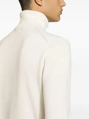 Dolce & Gabbana Roll-neck Wool Jumper - Neutrals
