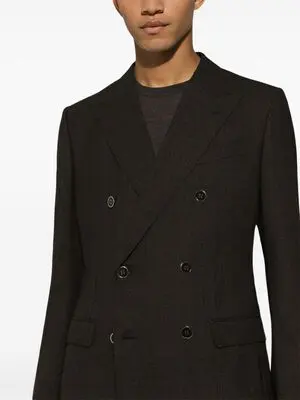 Dolce & Gabbana Wool Double-breasted Jacket - Grey