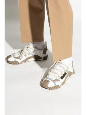 Dolce & Gabbana Panelled Sneakers - White