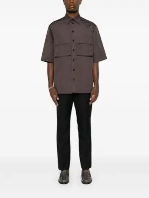 Dolce & Gabbana Logo-embroidered Cargo Shirt