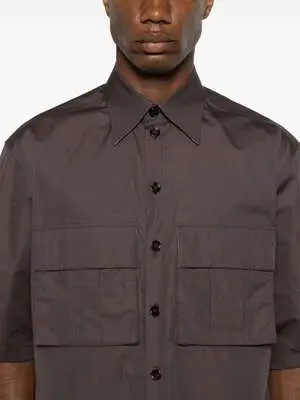 Dolce & Gabbana Logo-embroidered Cargo Shirt