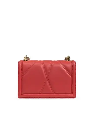 Dolce & Gabbana Devotion Quilted Shoulder Bag - Red