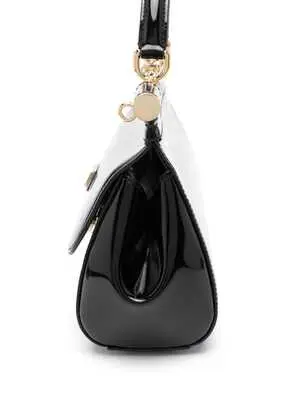 Dolce & Gabbana Elongated Medium Sicily Handbag In Polished Calfskin - Black