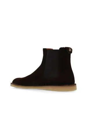 Dolce & Gabbana Suede Chelsea Boots