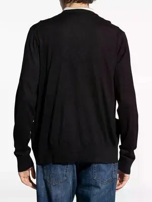 Dolce & Gabbana Logo-embroidered Cardigan - Black