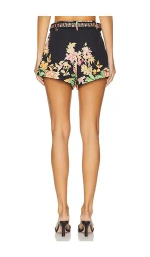 Hemant & Nandita Printed Belted Shorts