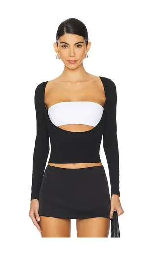 ALL THE WAYS Rocco Cut Out Top