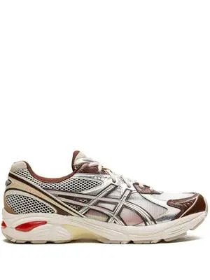 Asics Gt-2160 Cream/chocolate Brown Sneakers - Silver