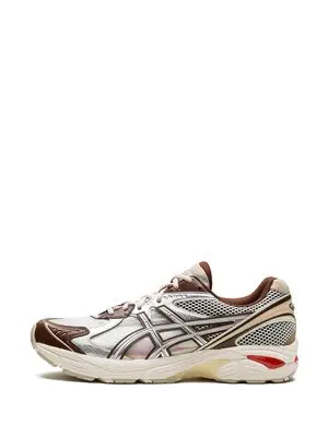 Asics Gt-2160 Cream/chocolate Brown Sneakers - Silver
