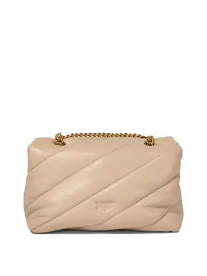 Pinko Medium Love Puff Shoulder Bag - Neutrals