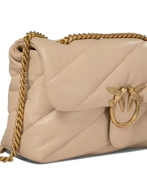 Pinko Medium Love Puff Shoulder Bag - Neutrals