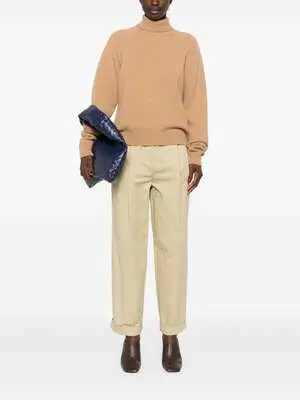 Fendi Logo-embroidered Sweater - Brown