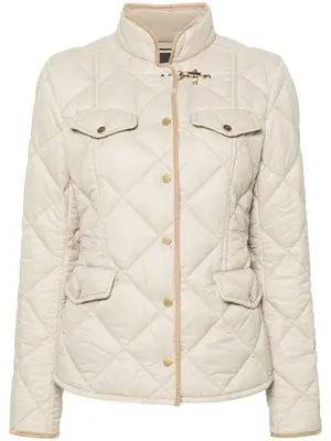 FAY Diamond-quilted Jacket
