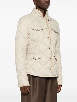 FAY Diamond-quilted Jacket