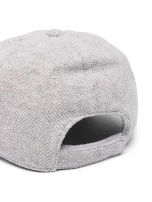 Eleventy Knitted Cap - Grey