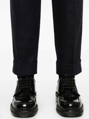 PT TORINO Pleat-detail Trousers - Blue