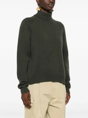 Fendi Logo-embroidered Sweater - Green