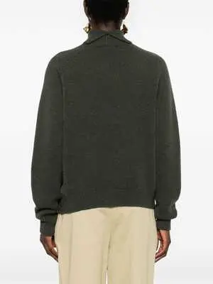 Fendi Logo-embroidered Sweater - Green