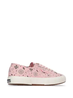 Superga 2750 Bandana Print Sneakers - Pink