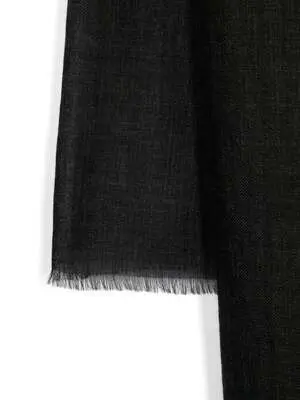 D4.0 Fringed Scarf - Grey