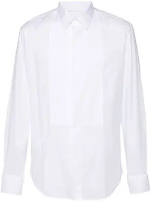 Giorgio Armani Pleated Shirt - White