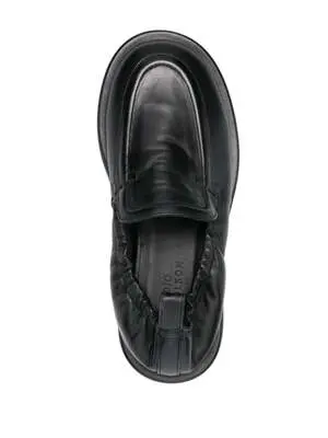 Studio Nicholson Elasticated Leather Loafers - Black