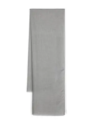 D4.0 Fringed Scarf - Grey