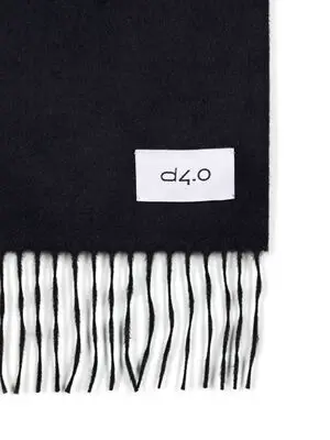 D4.0 Logo-patch Scarf - Blue