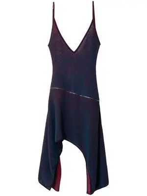 Burberry Sequin Embellished Silk Dress - Blue