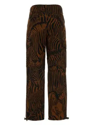 Max Mara Cotton Twill Cargo Trousers