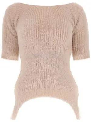 MAISON MARGIELA MM6 Maison Margiela Ribbed-Knit Top