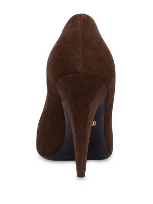 Moschino 100mm Suede Pumps