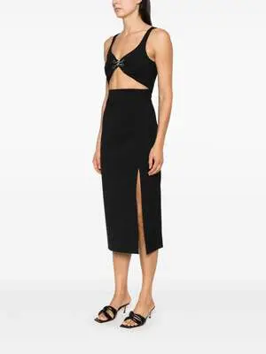 Moschino Decorative Hook Midi Dress