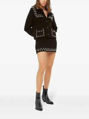 Alanui Love And Studs Mini Skirt