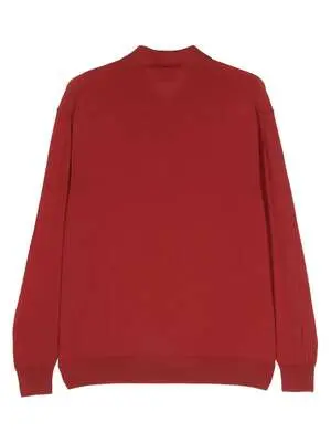 D4.0 Wool Polo Shirt - Red