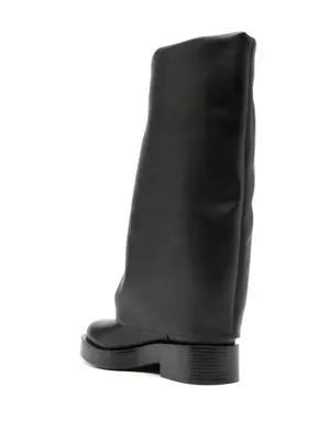 Casadei Layered Mid-calf Boots