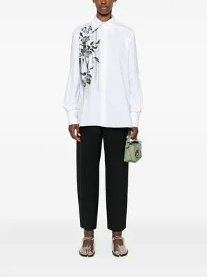 Marni Logo-embroidered Trousers