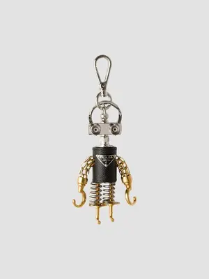 Prada Robot Saffiano Leather Bag Charm - Assorted