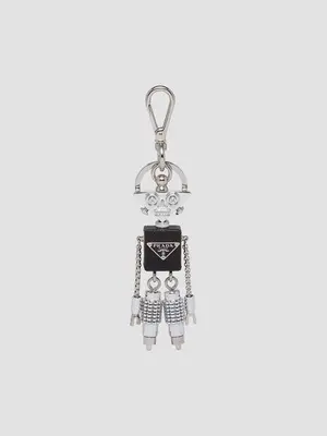 Prada Robot Saffiano Leather Bag Charm - Multicolored
