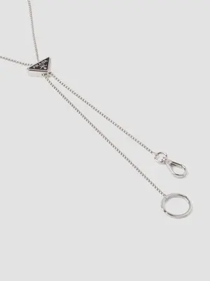 Prada Metal Keychain