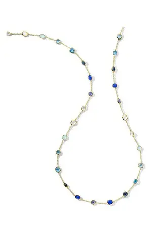 Ippolita Rock Candy Stone Long Station Necklace - Gold