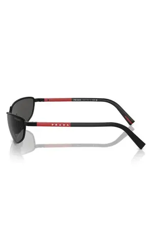 Prada 60mm Irregular Sunglasses