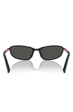 Prada 60mm Irregular Sunglasses