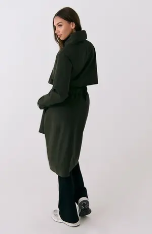 LOLE Aliz Waterproof Trench Coat - Olive
