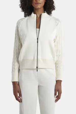 CAPSULE 121 Knit Jacket - Ivory With Starch